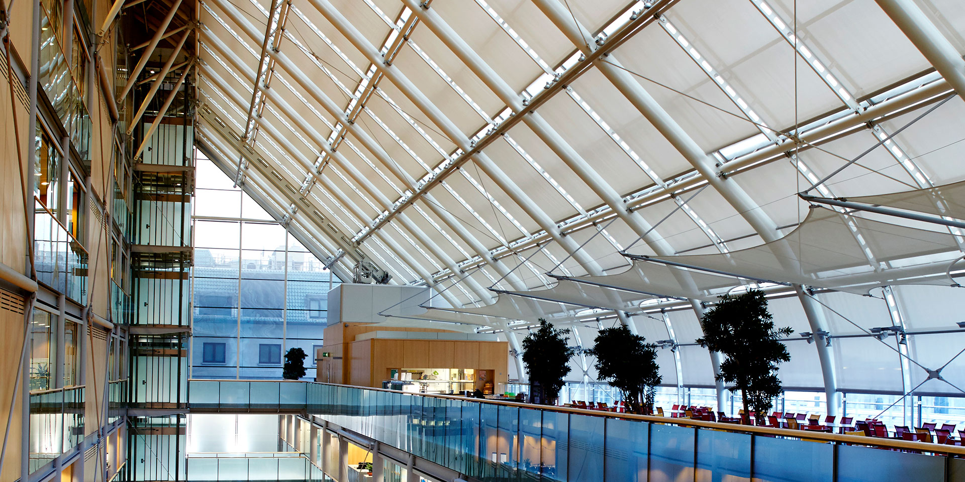 High Windows Blinds, Commercial Building Blinds - Bright A Blind